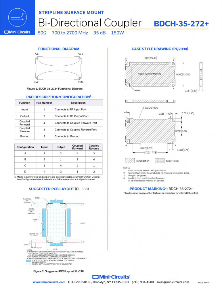 BDCH-35-272+ datasheet page 3
