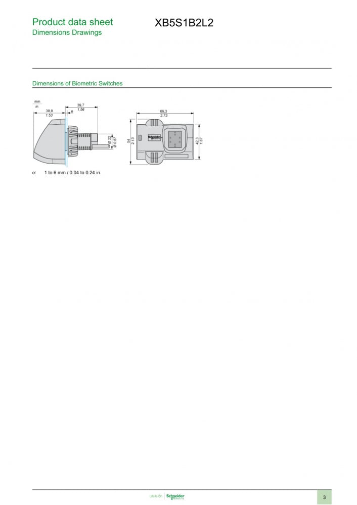 XB5S1B2L2 product documentation page 3