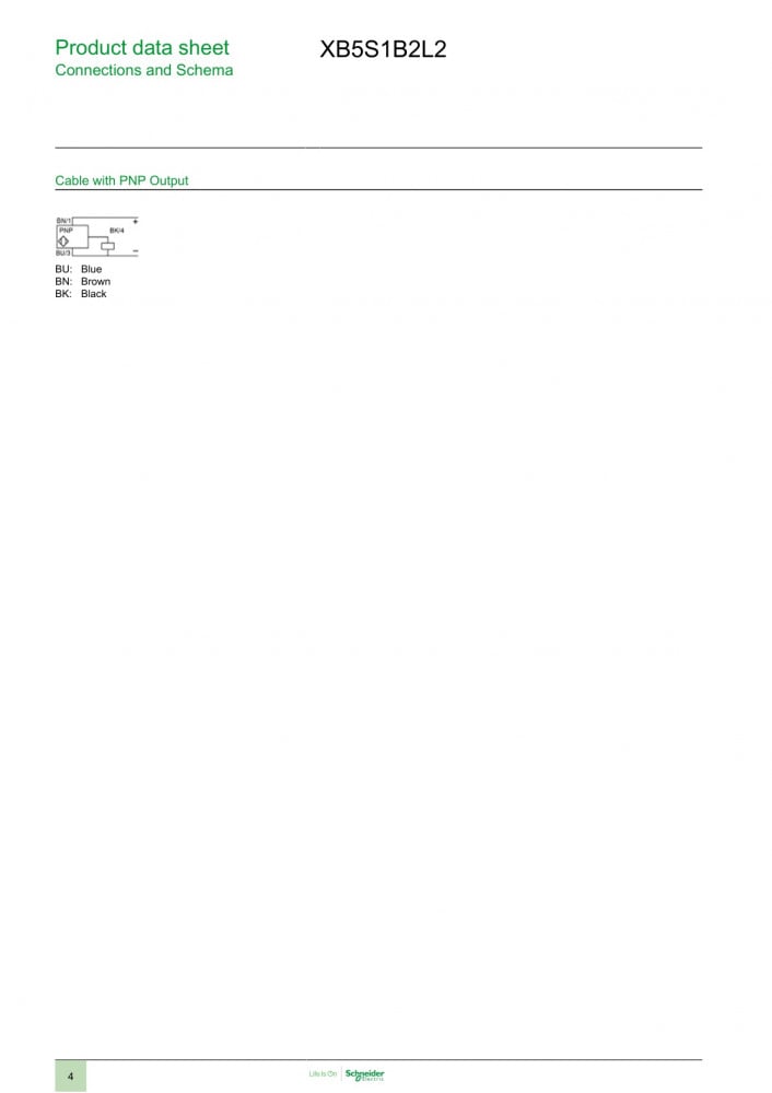 XB5S1B2L2 product documentation page 4