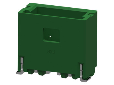 1.00mm Pitch, Pico-Clasp PCB Header, Single Row, Vertical, Surface Mount, Tin Plated, Friction Lock, 4 Circuits, Green for sale