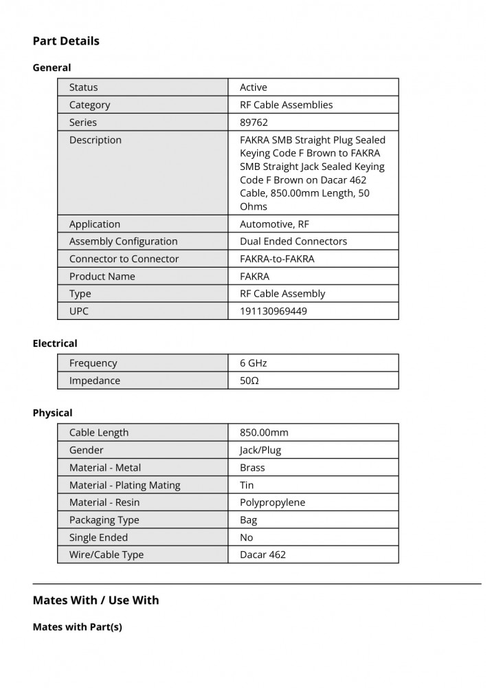 MOLEX 897629982 drawing preview, page 2