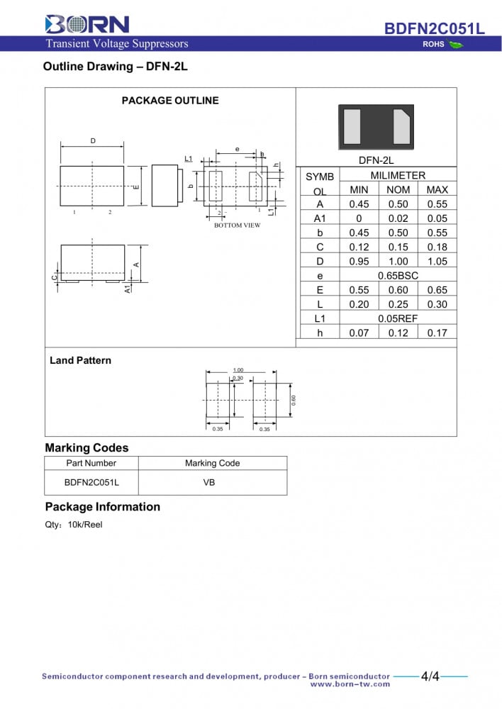 BDFN2C051L datasheet page 4