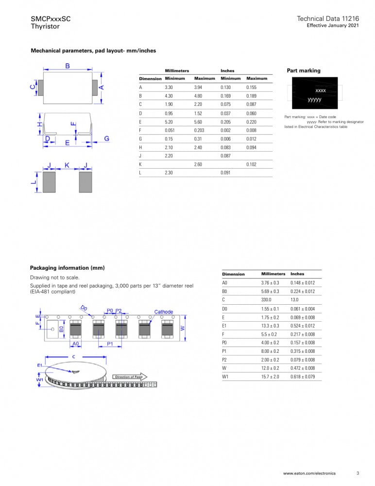 EATON SMCP3800SC datasheet page 3