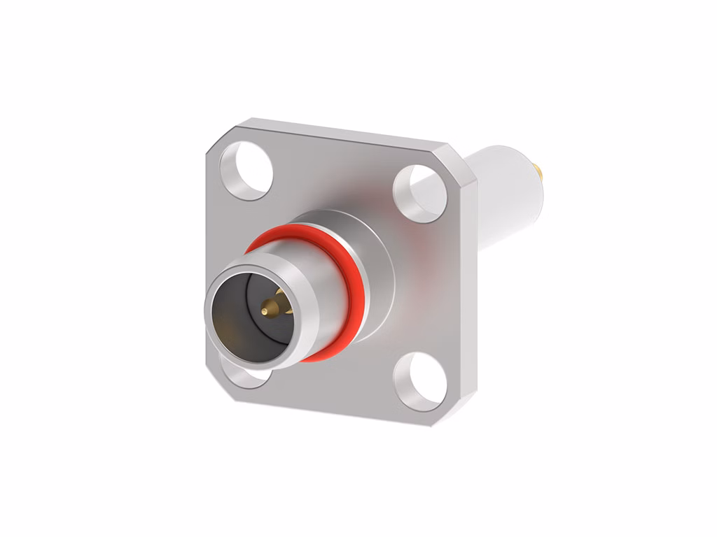 C Plug, Straight, Clamp, RG-141, RG-303 and RG-58 Cable, Brass Body, Nickel (Ni) Plated, Tray, 50 Ohms