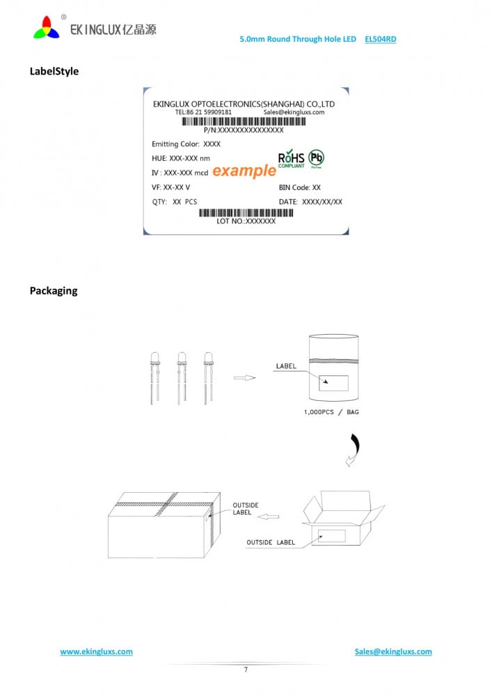 EL504RD datasheet page 7