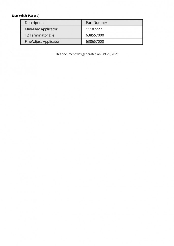 Tooling specification document preview, page 3