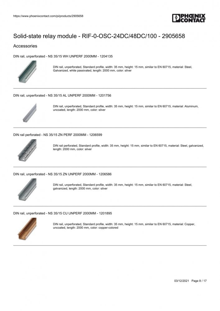 Phoenix Contact 2905658 technical document page 8