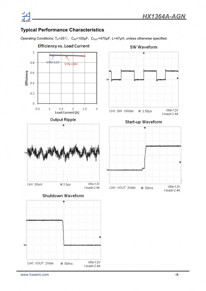 HX1364A-AGN datasheet page 4