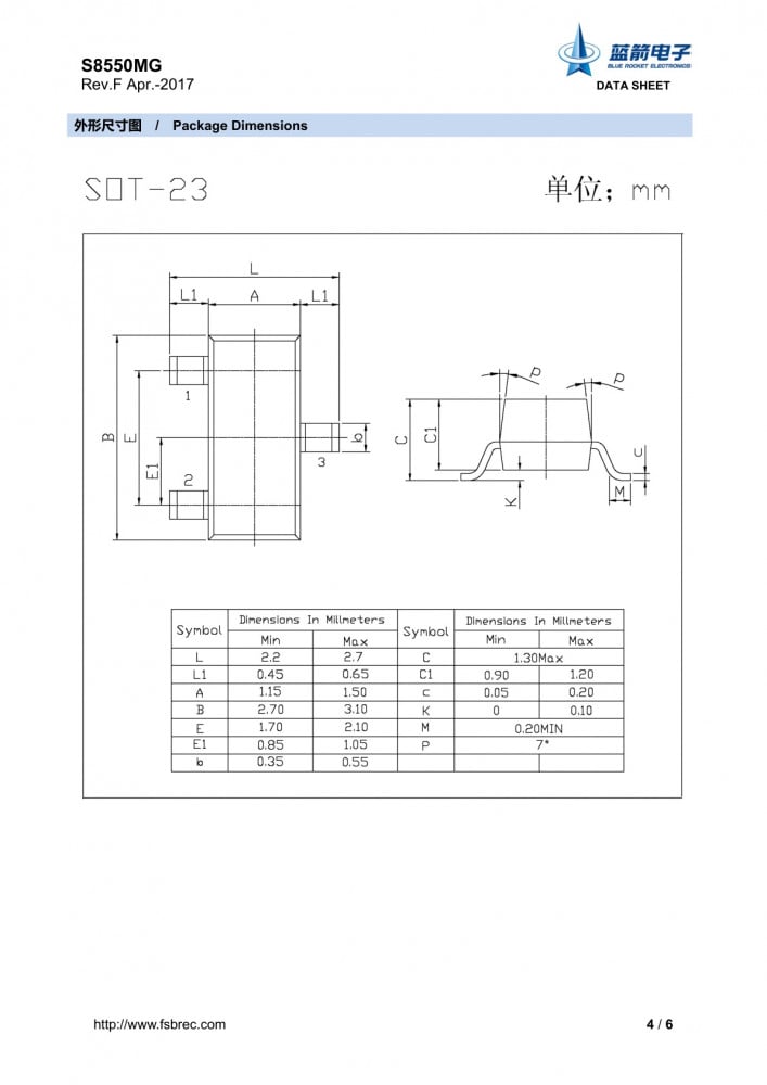S8550MG-D datasheet page 4