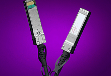 SFP+-to-SFP+ Passive Cable Assembly, 10Gbps, 30 AWG Cable, Pull-to-Release Plunger Style Latch, 1.0m Length for sale