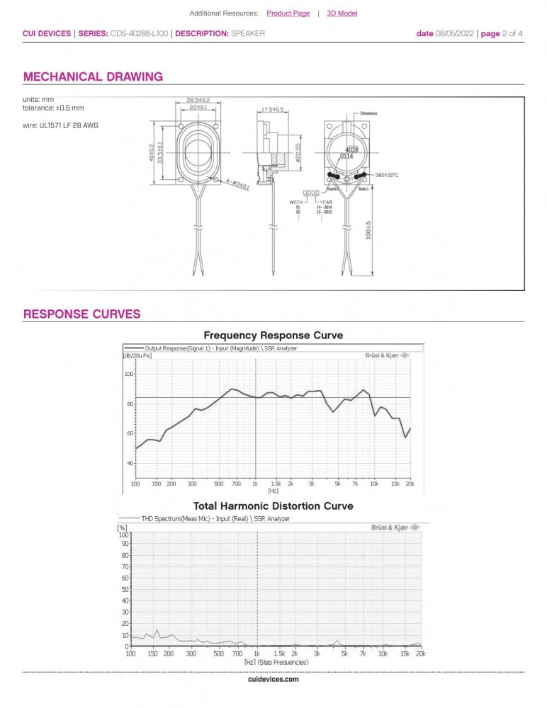 CDS-40288-L100 datasheet page 2