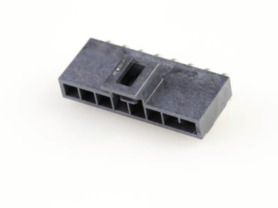 NSCC single part, Unsealed, 1.50mm, Male Header, 4 Circuits, Gray