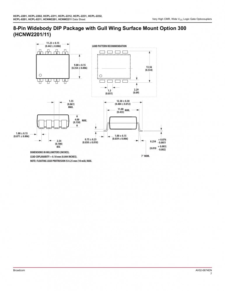 HCNW2211 datasheet page 7