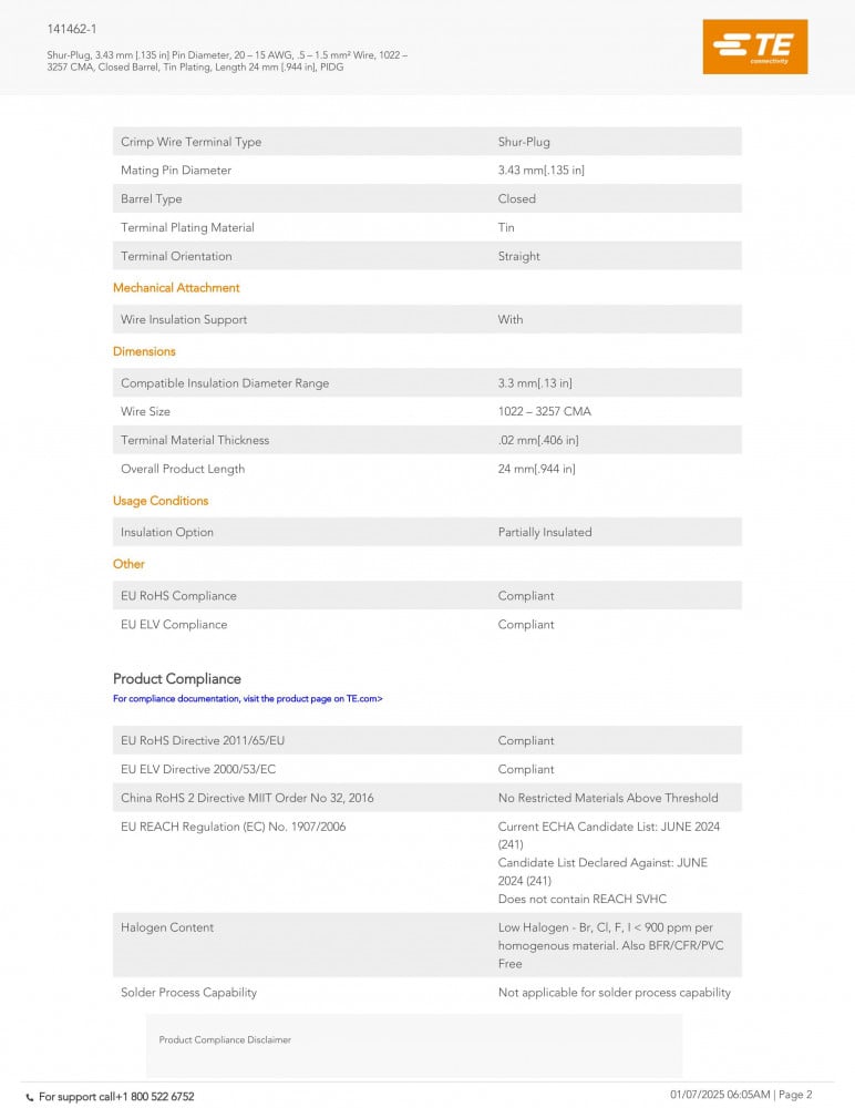 141462-1 technical document page 2