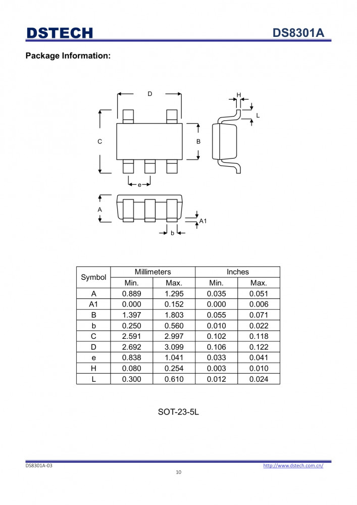 DS8301A datasheet page 10