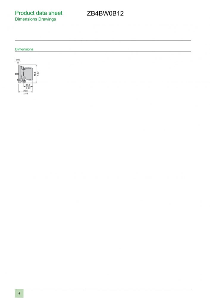 ZB4BW0B12 technical document page 4