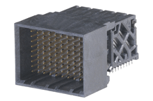 Impact 100 Ohm 3 Pair Right-Angle Male Header, Unguided, Open Endwall, 8 Columns, 72 Circuits, Pin Length 4.90mm, Plated Through Hole Dimension 0.46mm, Lead-Free