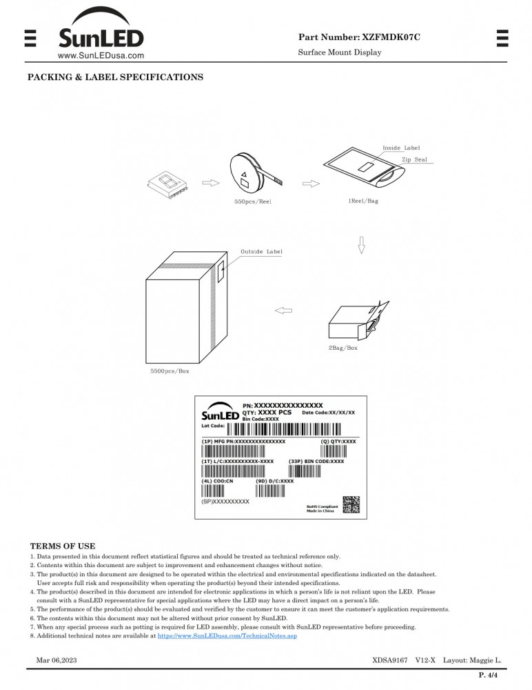 XZFMDK07C datasheet page 4