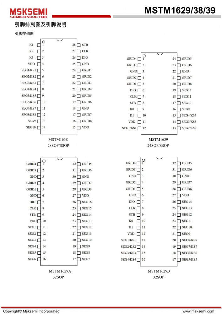 MSTM1639 datasheet page 3