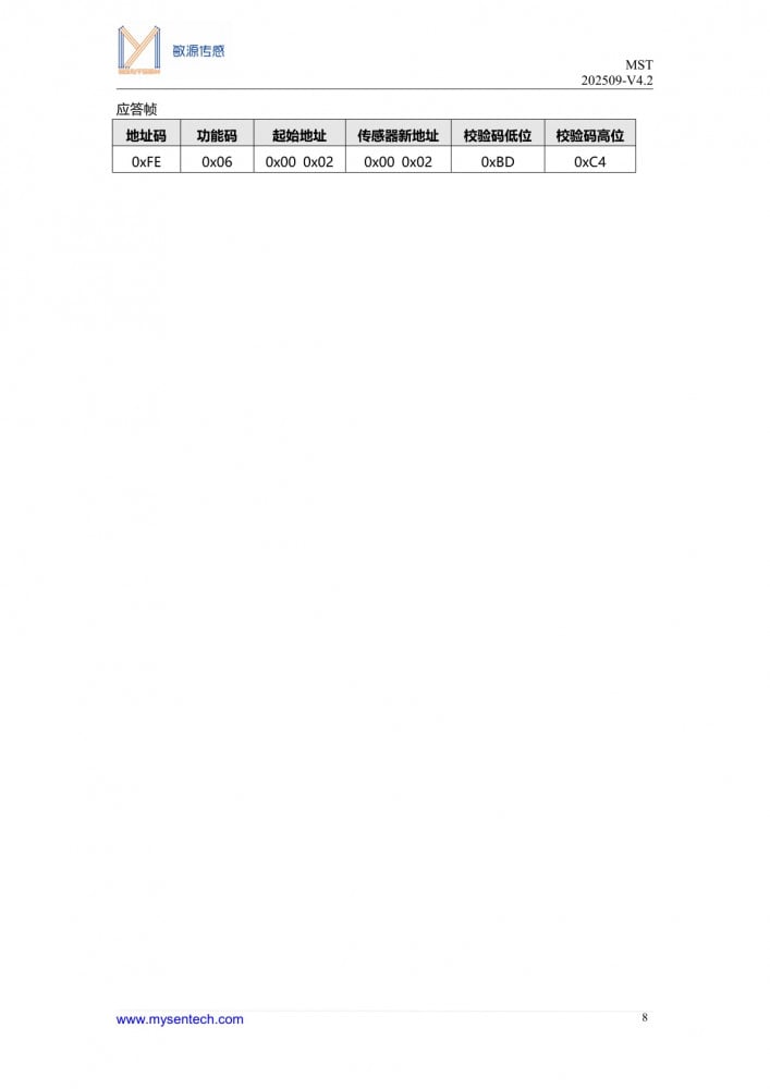 MST Sensor manual page 10