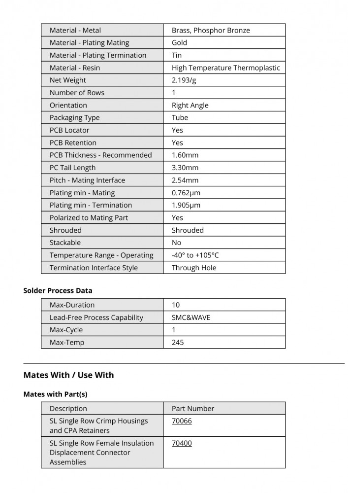 MOLEX 705510079 document page 3