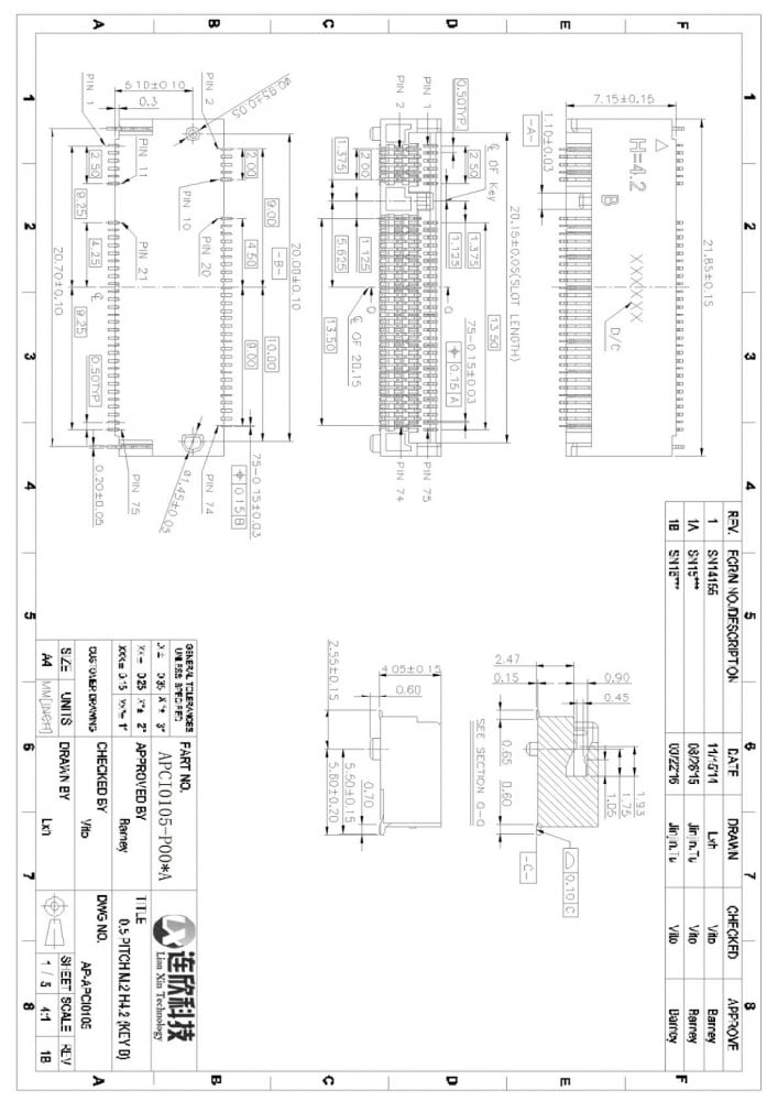 APCI0105-P002A document page 1