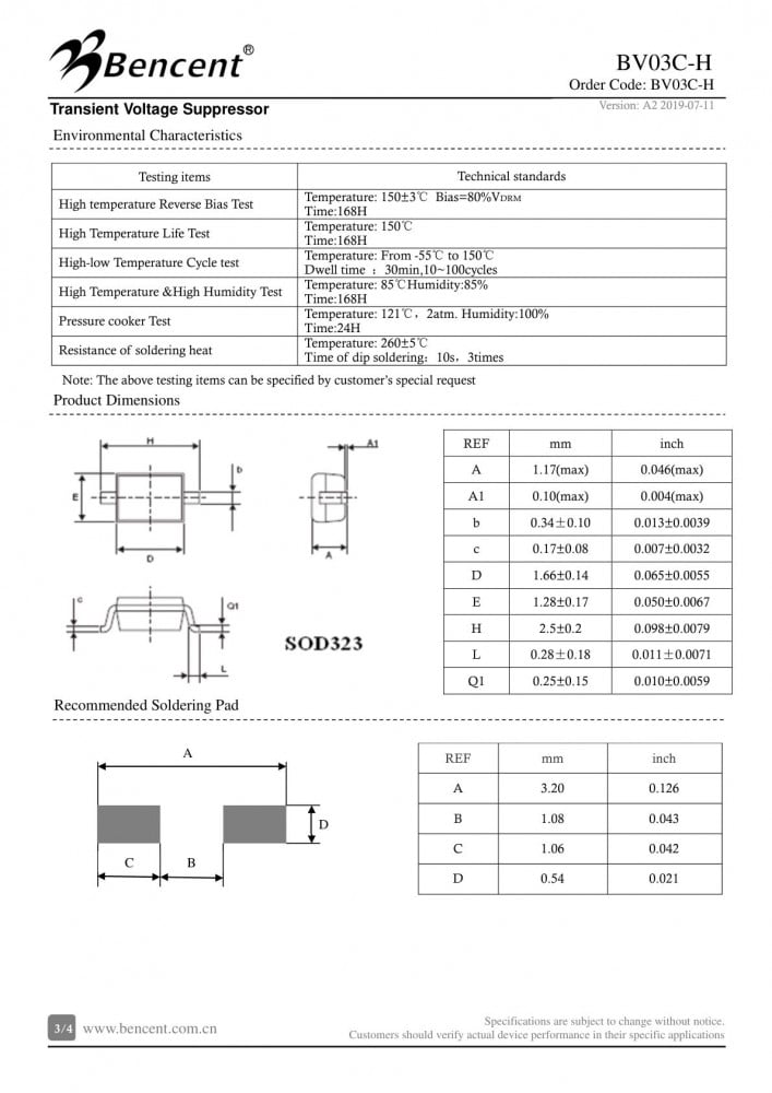 BV03C-H datasheet page 3