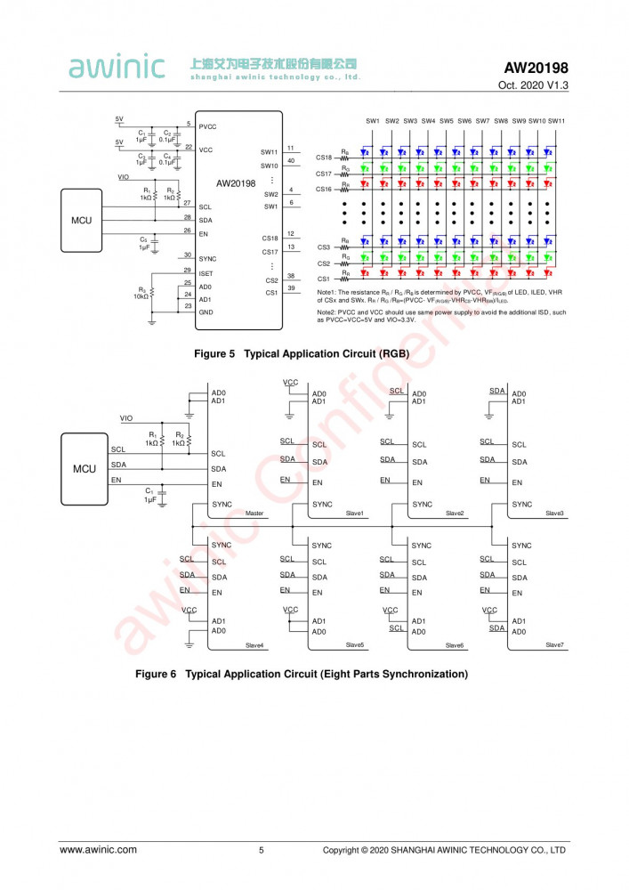 AW20198QNR datasheet page 5