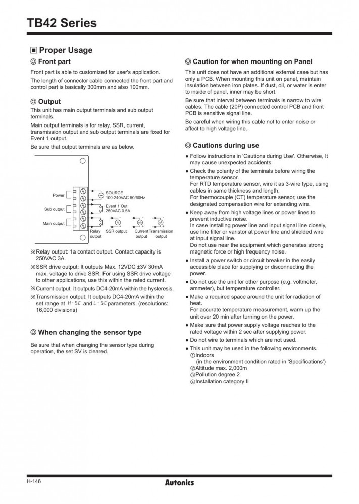 TB42 Series document page 9