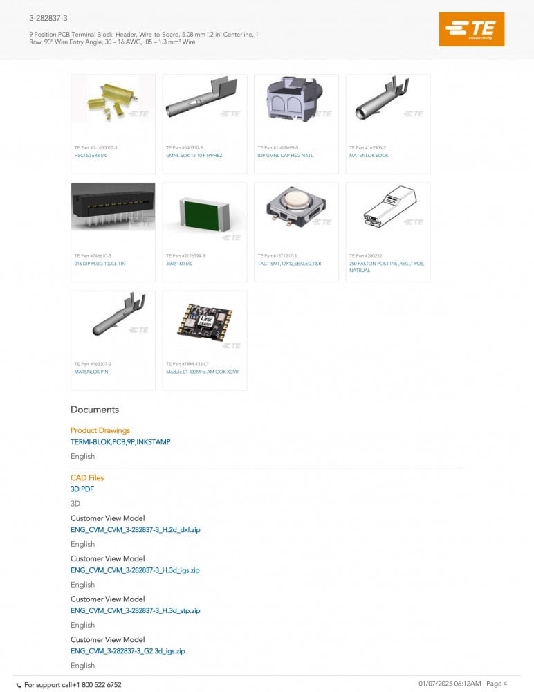 3-282837-3 technical document page 4