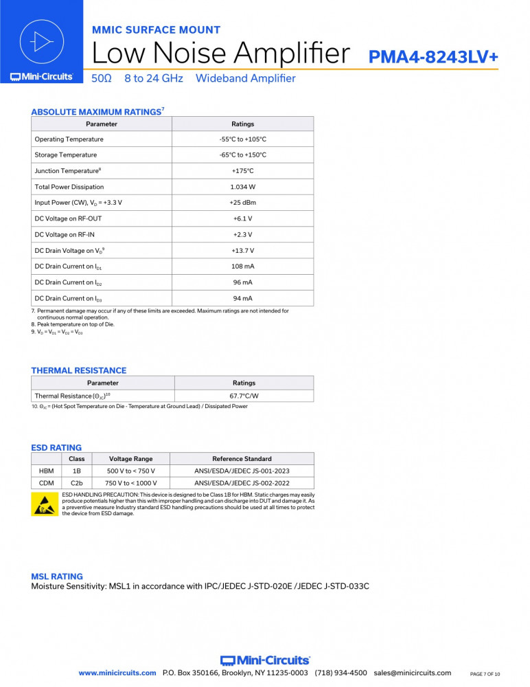 PMA4-8243LV+ datasheet page 7