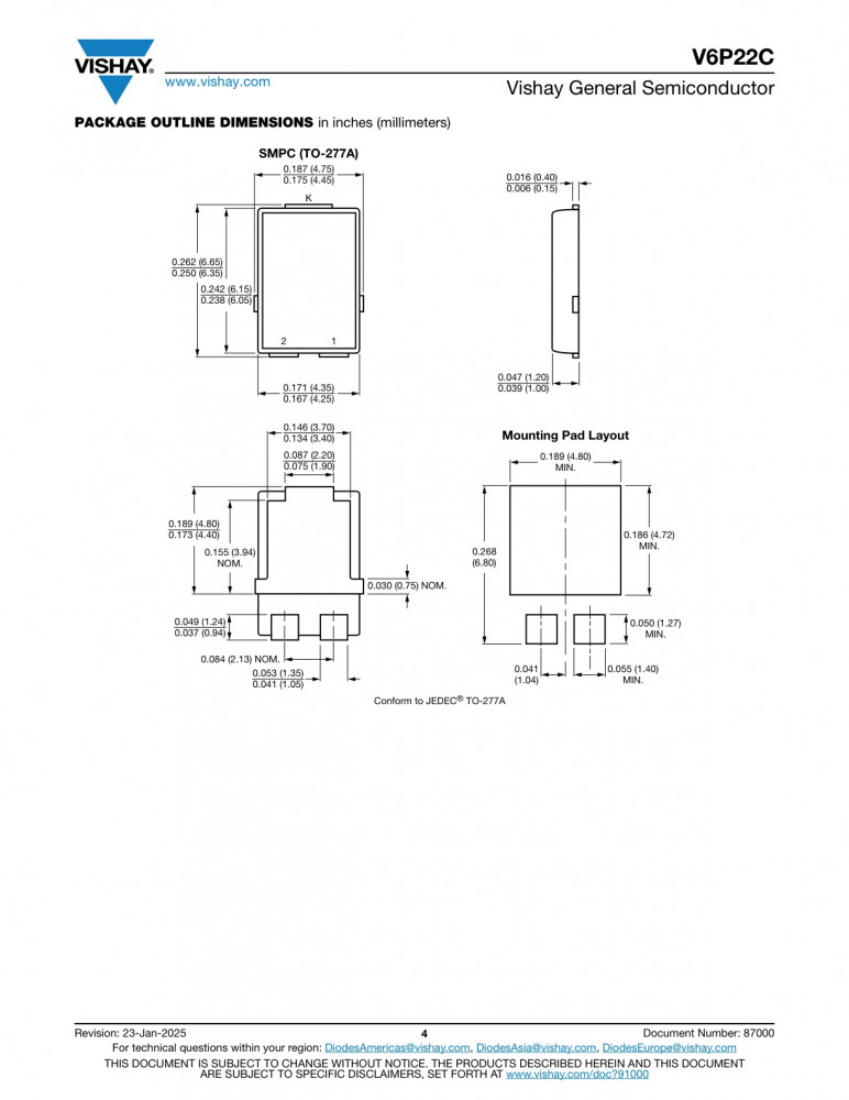 V6P22C datasheet page 4