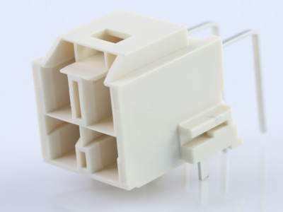 CP-6.5 Header, 6.50mm Pitch, Dual Row, Right-Angle, Polarized, Surface Mount, Tape and Reel Packaging, 6 Circuits, Natural