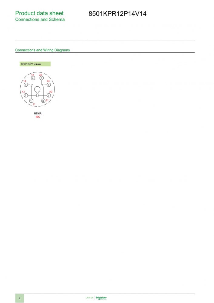 8501KPR12P14V14 technical document page 4