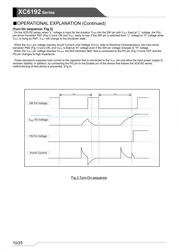 XC6192BANNER-G datasheet page 10