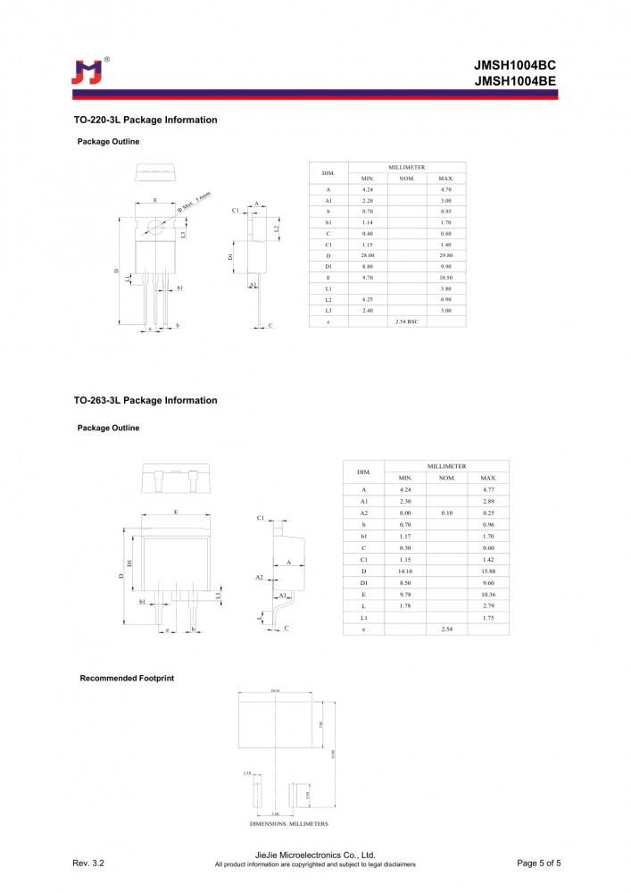 JMSH1004BC-U datasheet page 5