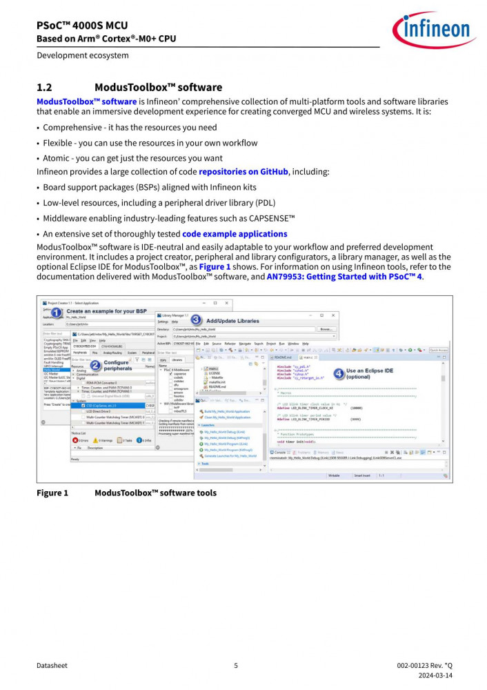 CY8C4045LQI-S411 document page 5