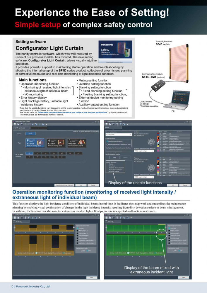 SF4D series product documentation page 10