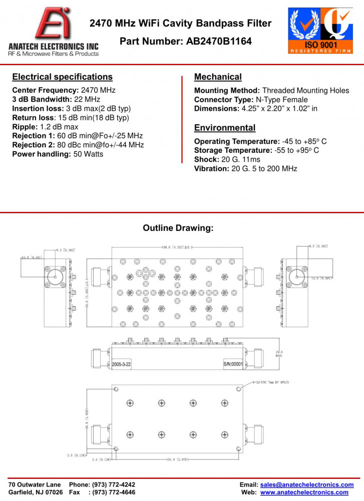 AB2470B1164 technical document page 1