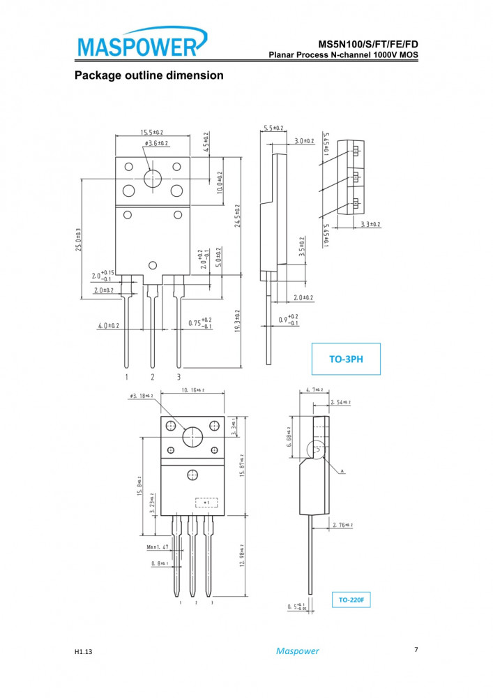 MS5N100 datasheet page 7