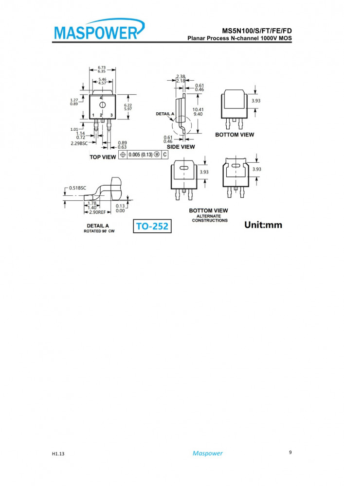 MS5N100 datasheet page 9