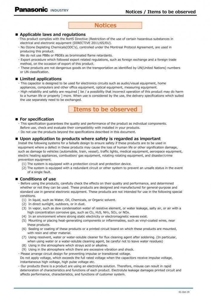 PANASONIC POSCAP catalog page 4