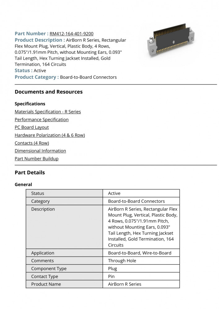 RM412-164-401-9200 technical document image 1