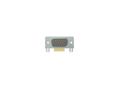 D-SUB High Density • 15-pos. • Plug • Solder pin angled • Plastic bracket • Quality class 3 • UNC 4-40 for sale
