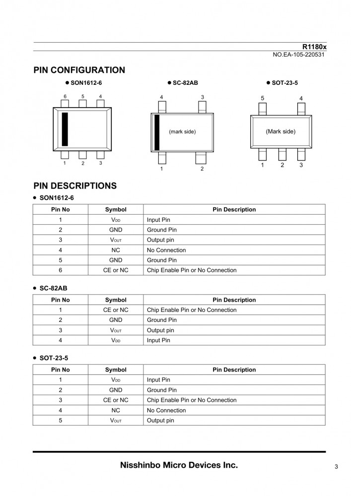 R1180 datasheet page 3