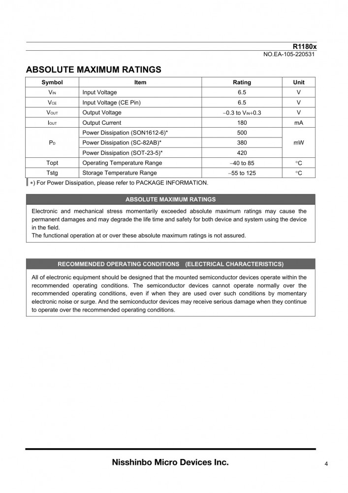 R1180 datasheet page 4