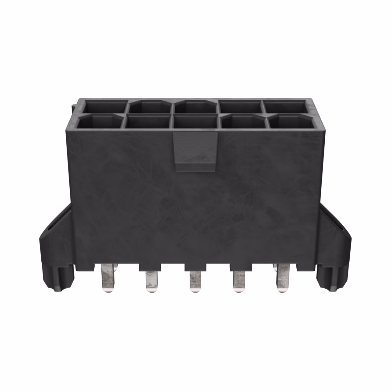 Mini-Fit Jr. Reflow Solder Capable Header, 4.20mm Pitch, Dual Row, Vertical, 10 Circuits, 1.57mm PCB Thickness, without PCB Pegs, LCP Housing, with Gold (Au) Plating, Glow-Wire Capable, Tape and Reel for sale