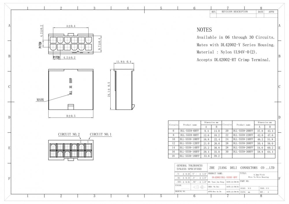 DLL-5569F-16AW technical drawing page 8