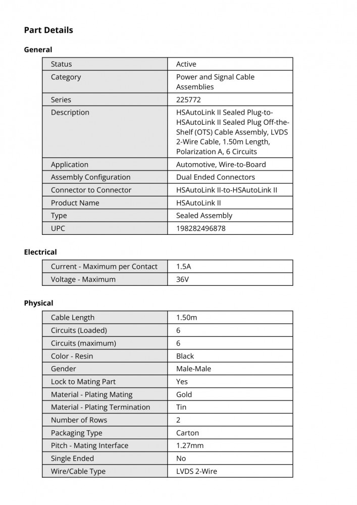 Product document image 2 for MOLEX 2257724413