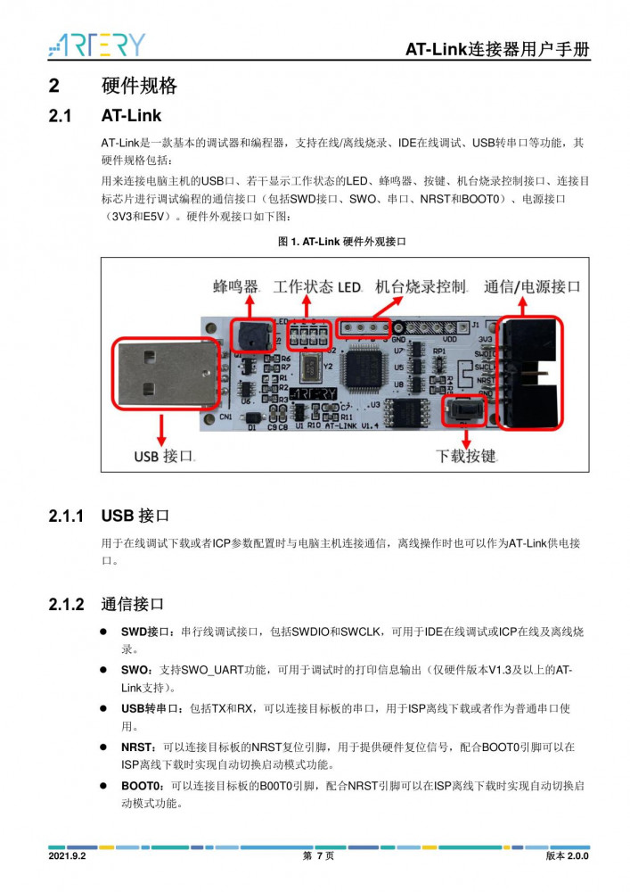 AT-Link user manual page 7